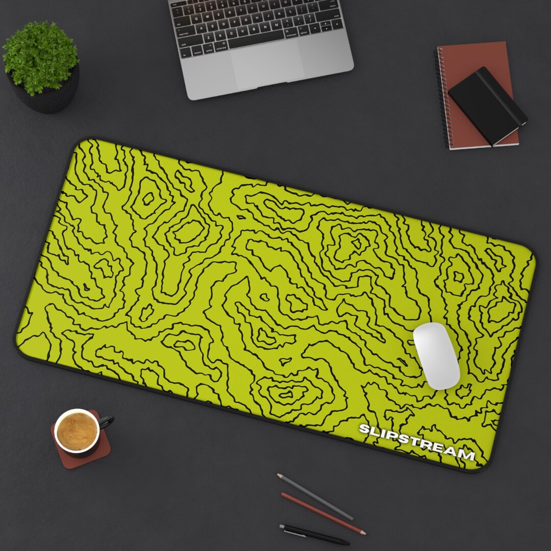 Sour Yellow Topo V2 Desk Mat/mousepad - Etsy