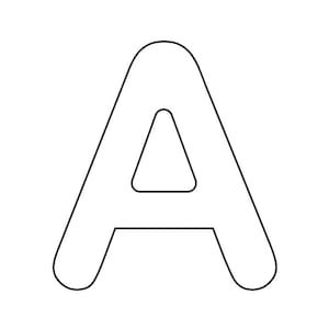 Large Printable Alphabet Letters (2 Sets 26 Pages Each) - Etsy