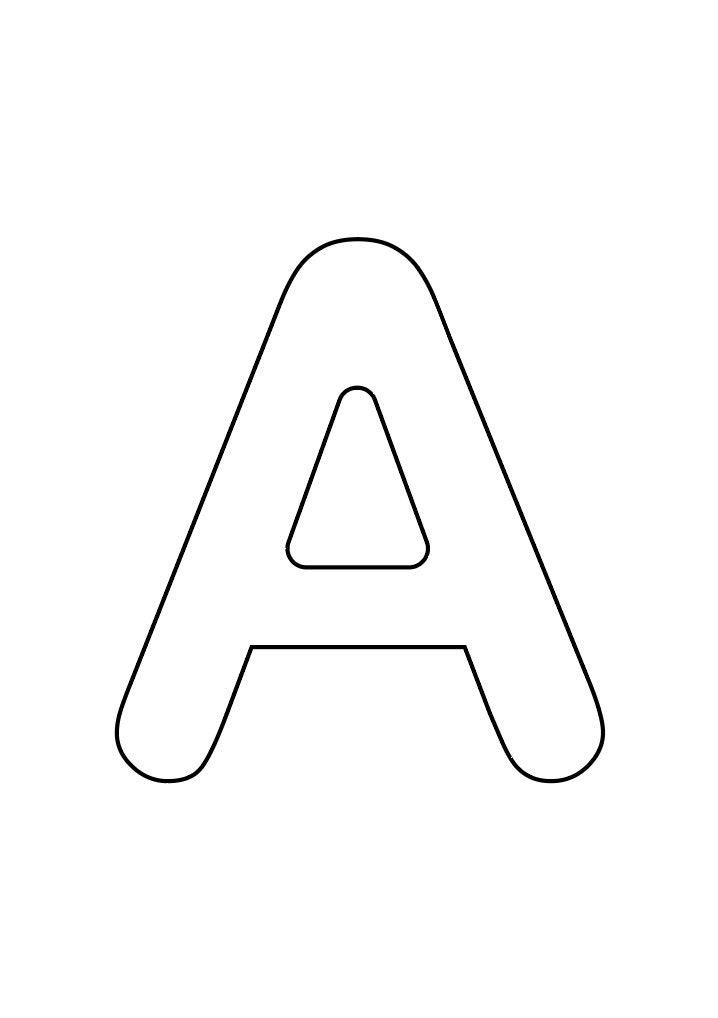 Large Printable Alphabet Letters (2 Sets 26 Pages Each) - Etsy