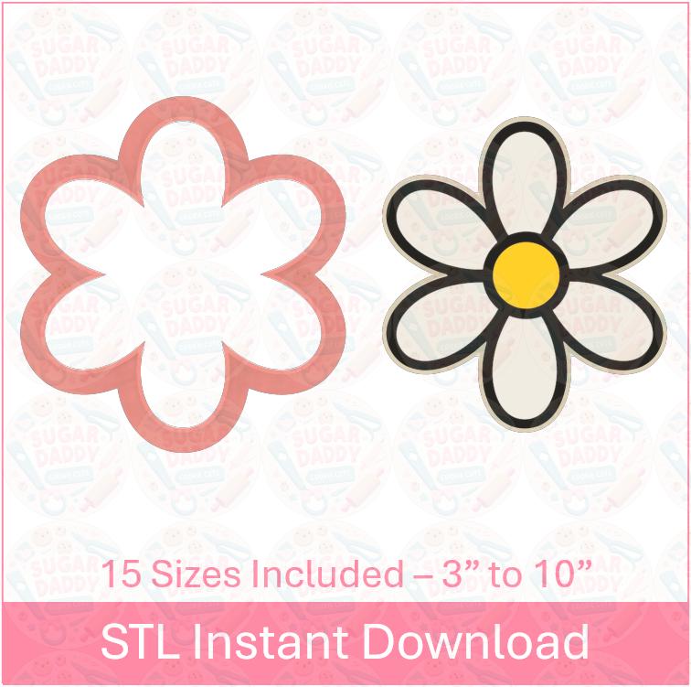 Daisy Cookie Cutter STL File Instant Download - Etsy