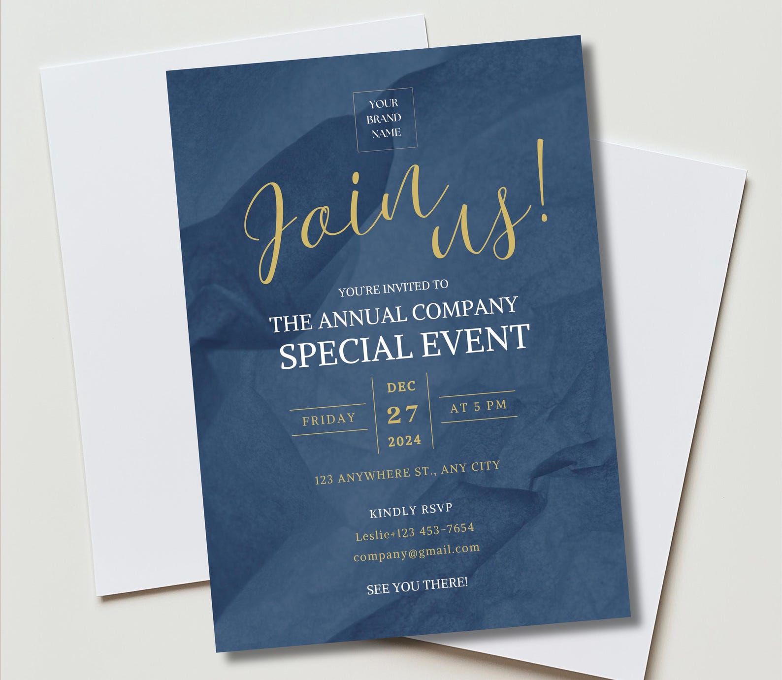 Business Invitation Template, Corporate Annual Celebration Dinner Party ...