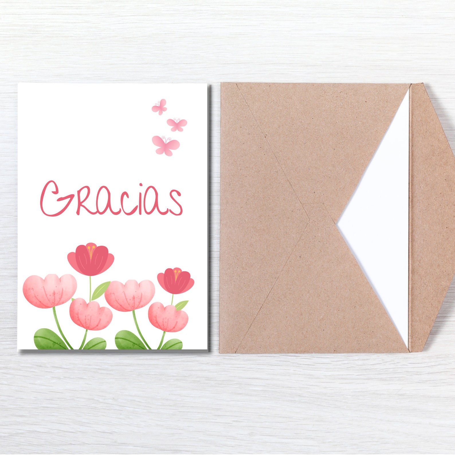 Tarjeta descargable, imprimible de gracias, tarjeta de agradecimiento, Gracias - Etsy España