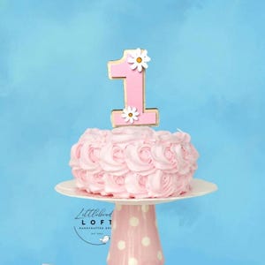 Isn’t She One Derful Cake Topper, Onederful Cake Topper, Daisy First ...