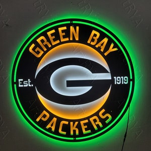 Custom Sports Sign, Football Team Sign, Sports Fan Sign, LED Lighting ...