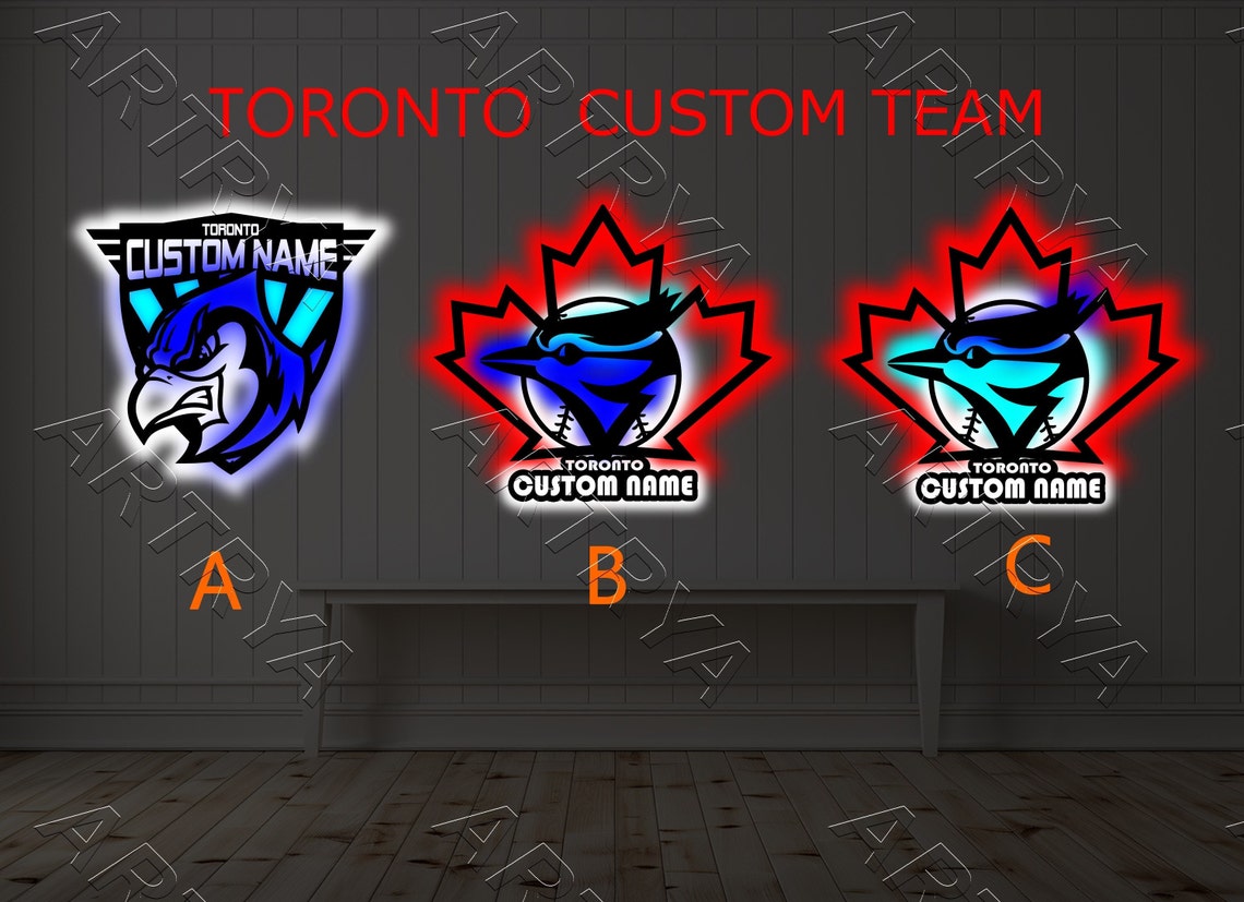 Custom Sports Sign, Baltimore, Boston, Newyork, Toronto, Tampa Bay ...