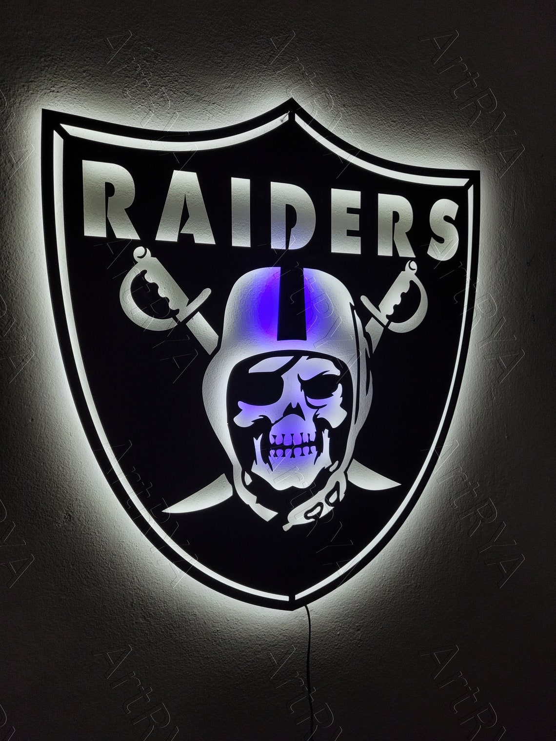 Custom Sports Sign, Football Team Sign, Sports Fan Sign, LED Lighting ...