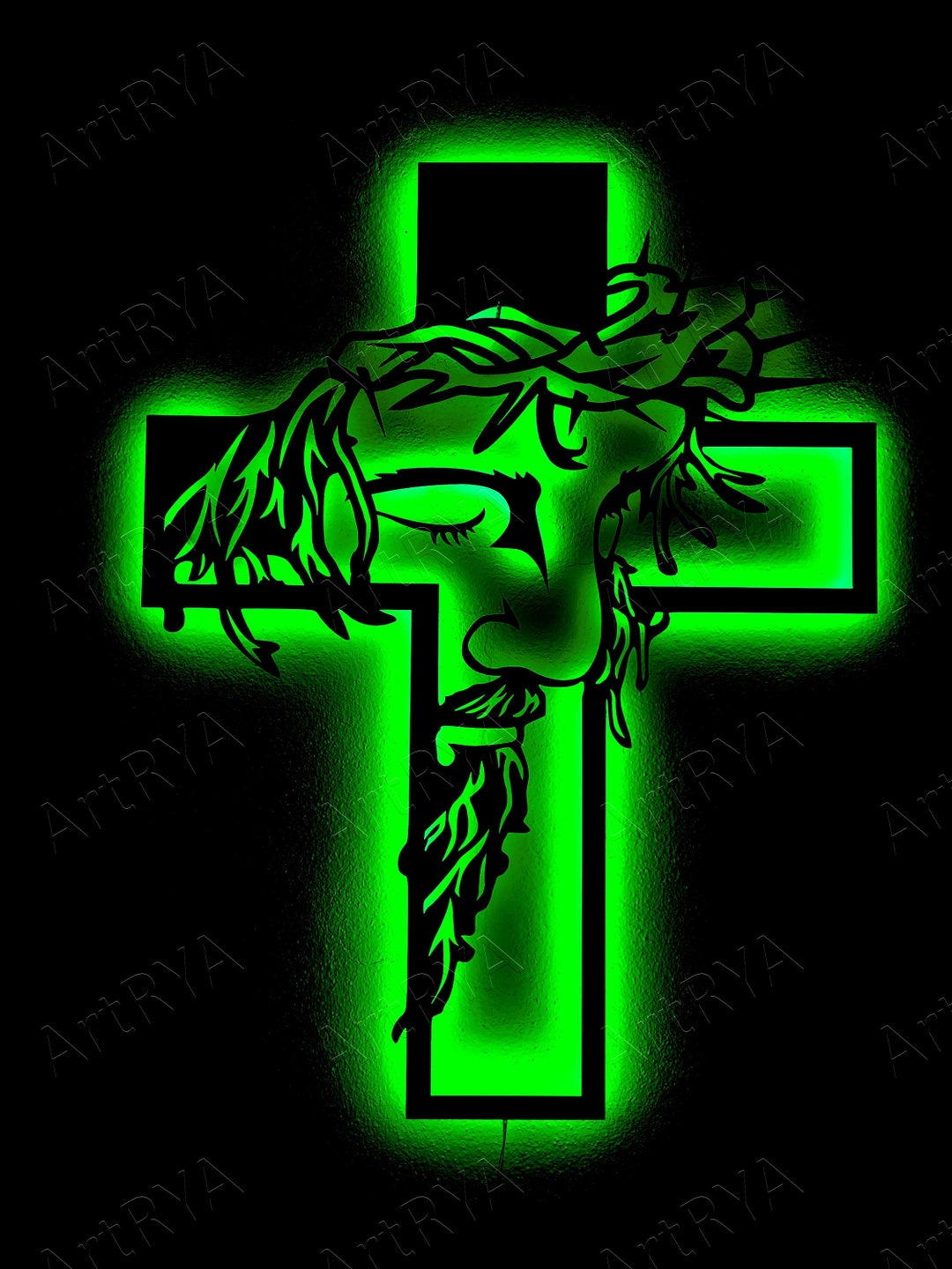 Jesus Metal Wall Art, Home Decor and Gifts, Custom Metal Sign ...