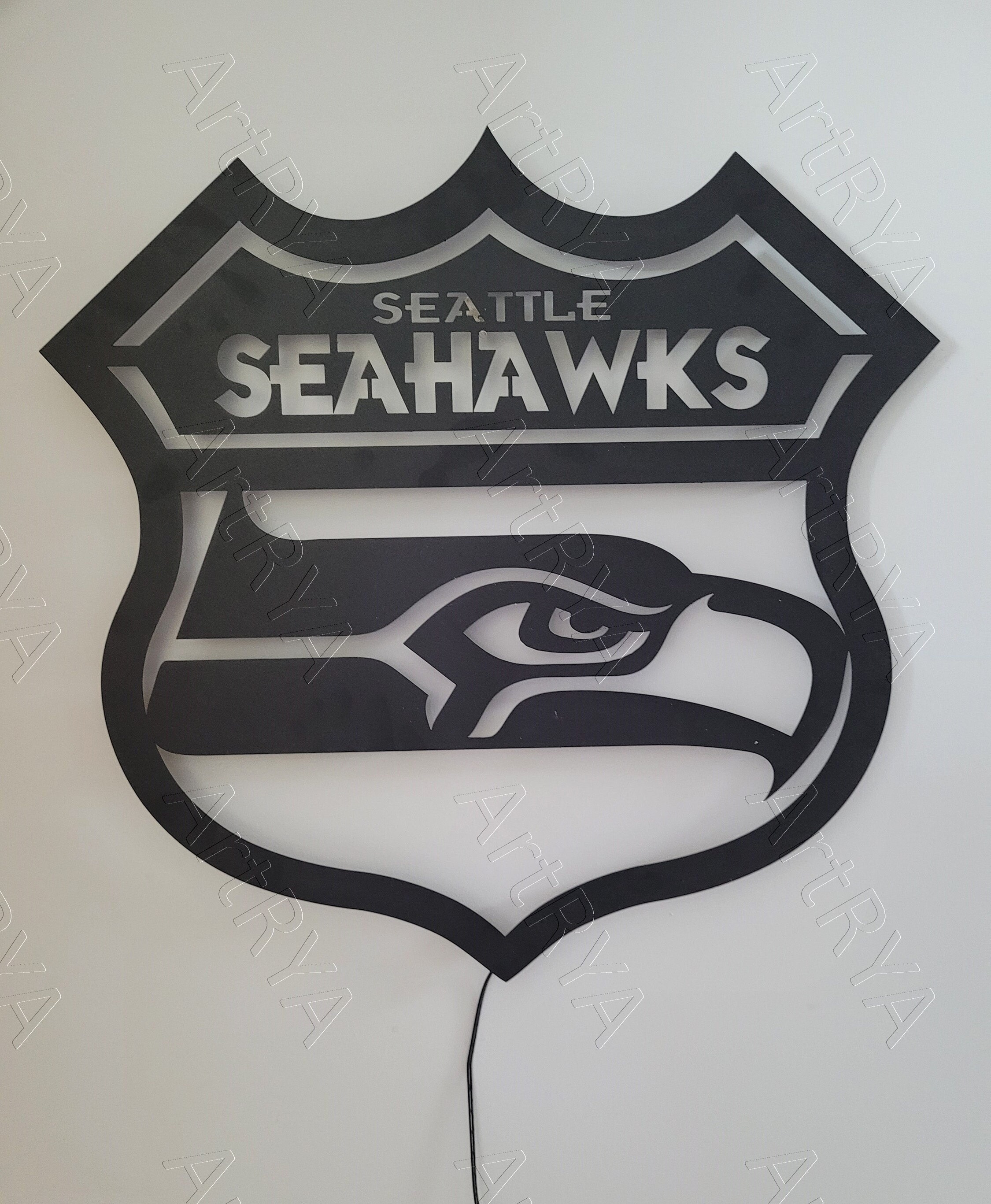Custom Sports Sign, Football Team Sign, Sports Fan Sign, LED Lighting ...