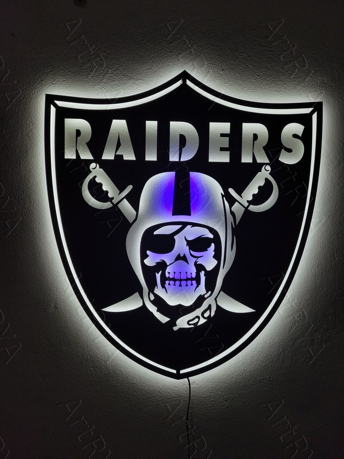 Custom Sports Sign, Football Team Sign, Sports Fan Sign, LED Lighting ...
