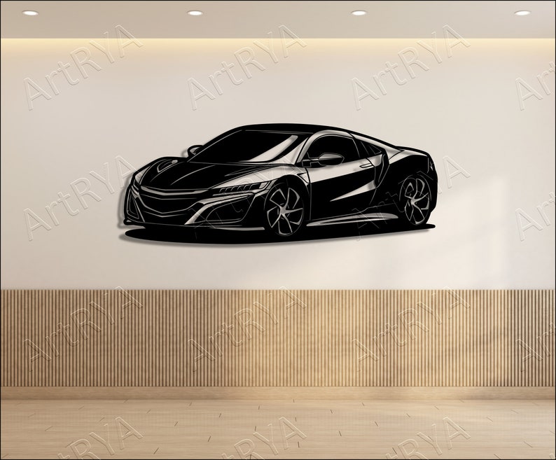 Acura, NSX, Honda, Sports Car, Metal Sign, Garage Sign, Wall Art Decor ...
