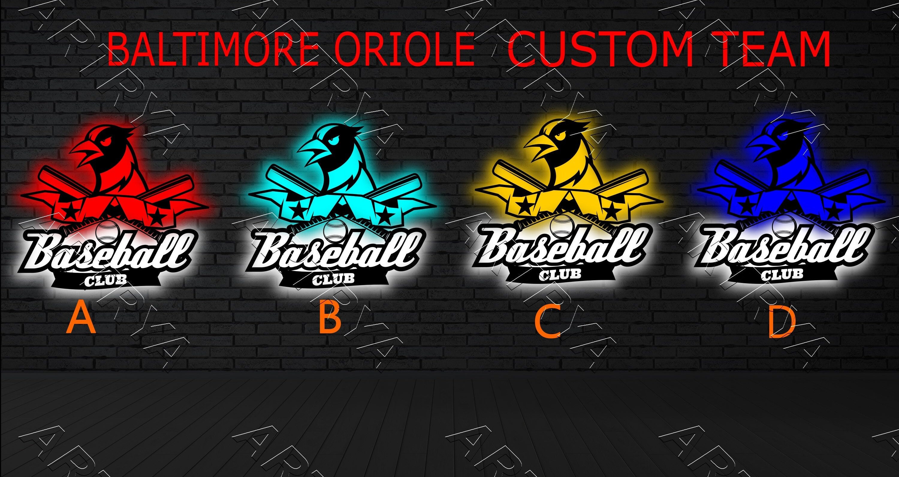 Custom Sports Sign, Baltimore, Boston, Newyork, Toronto, Tampa Bay ...