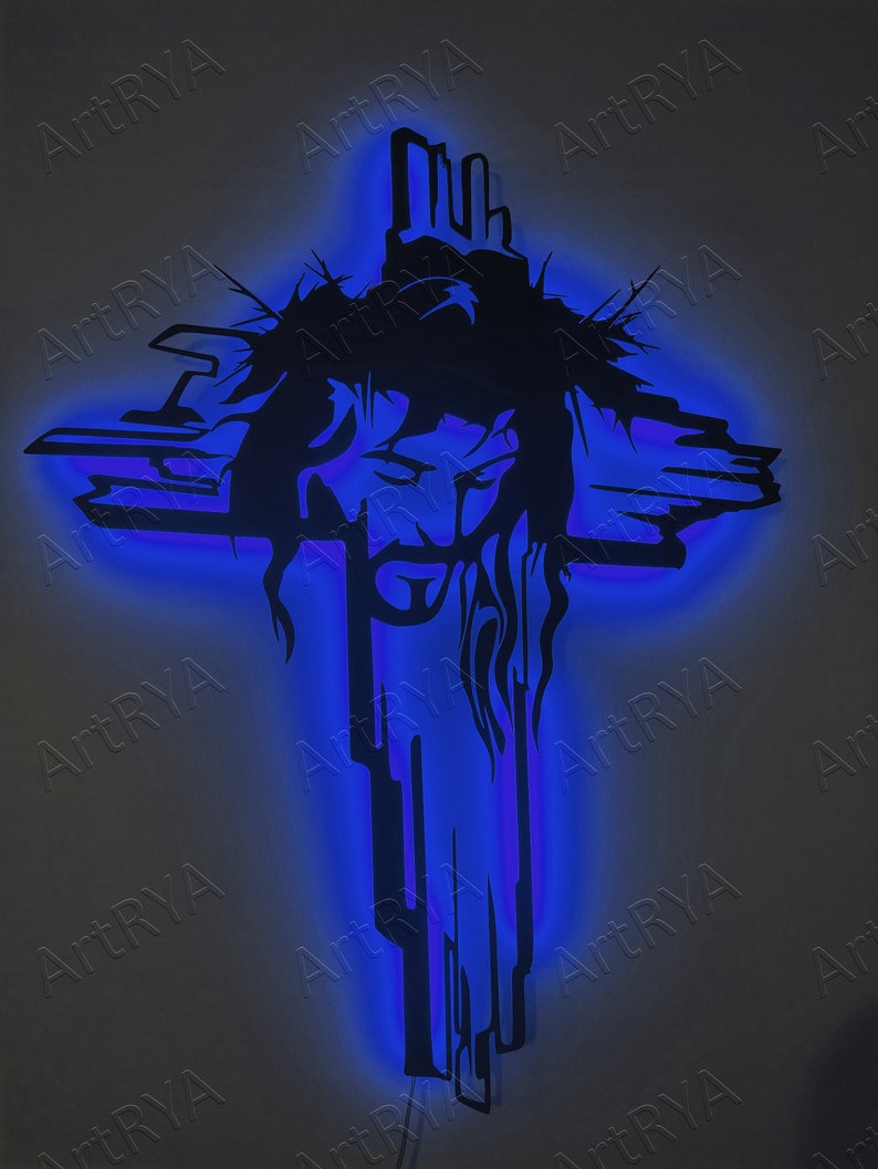 Jesus Metal Wall Art, Home Decor and Gifts, Custom Metal Sign ...