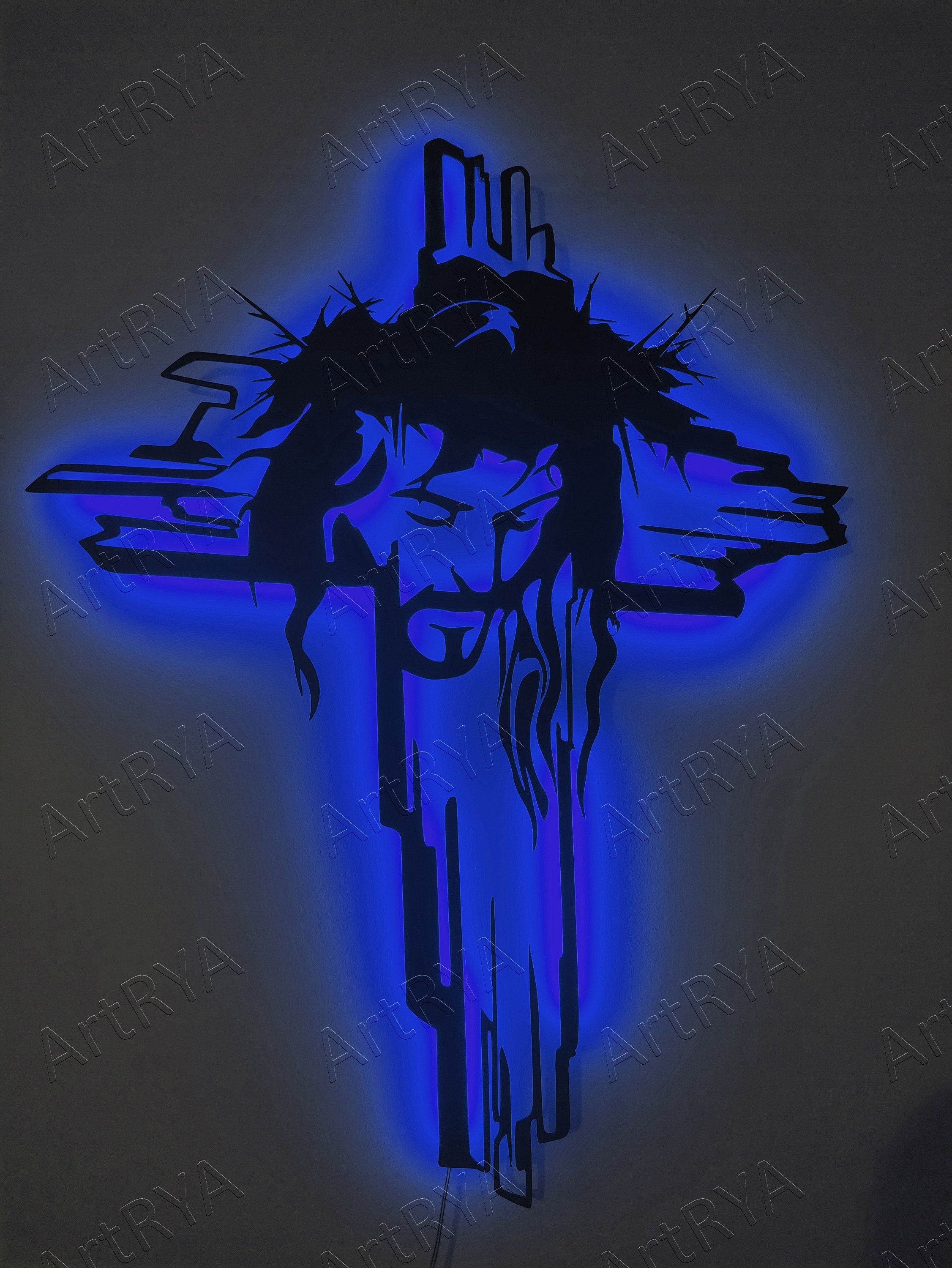 Jesus Metal Wall Art, Home Decor and Gifts, Custom Metal Sign ...