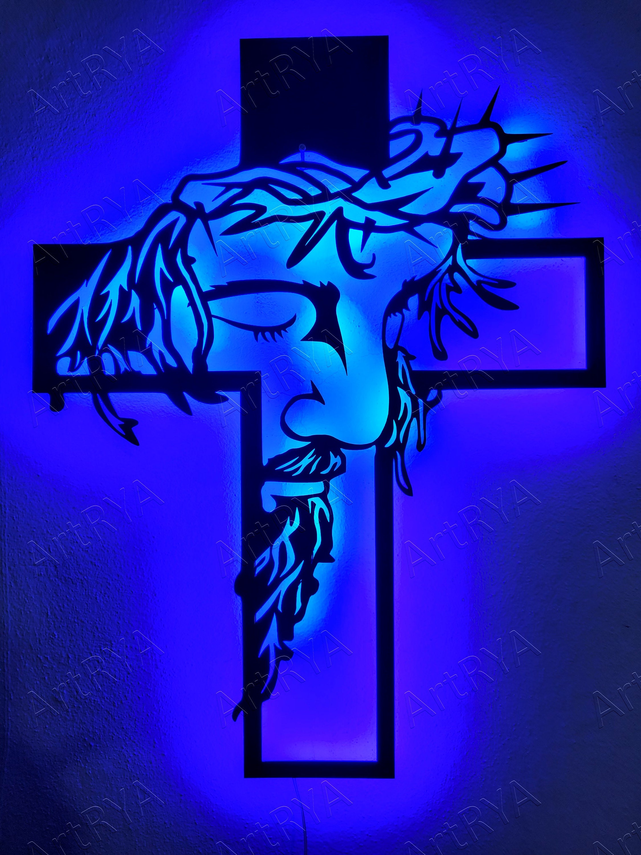 Jesus Metal Wall Art, Home Decor and Gifts, Custom Metal Sign ...