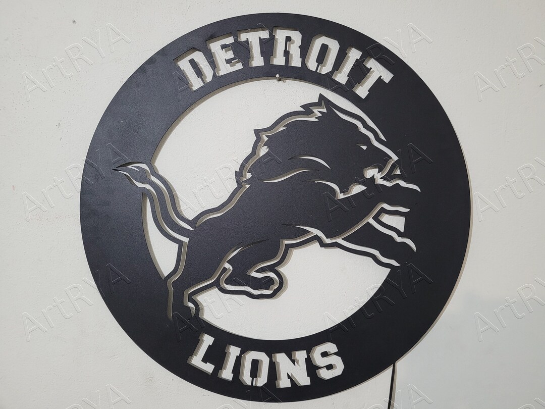 Custom Sports Sign, Football Team Sign, Sports Fan Sign, LED Lighting ...