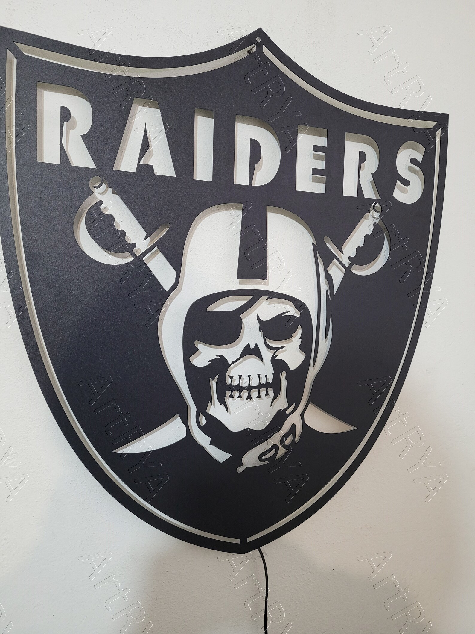 Custom Sports Sign, Football Team Sign, Sports Fan Sign, LED Lighting ...