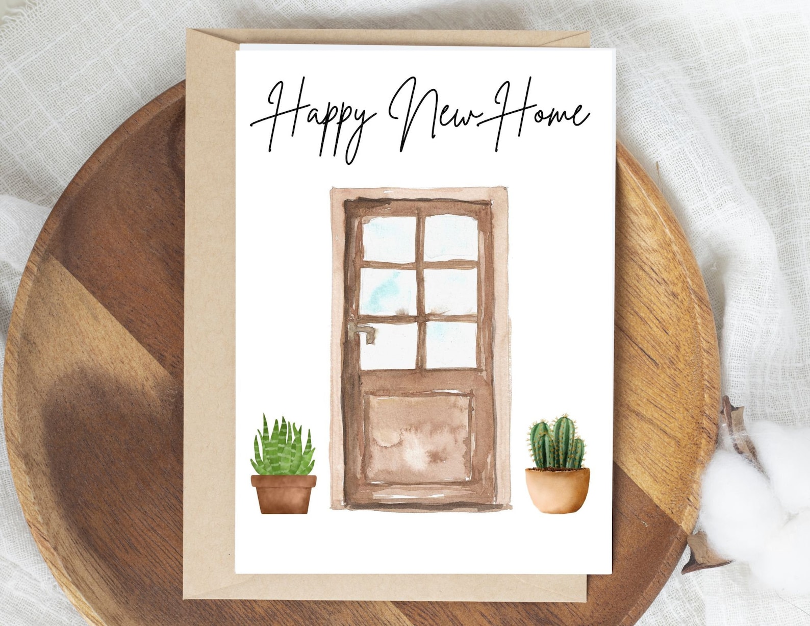 Happy New Home Card, Housewarming Card, Digital Download, 5x7 Card - Etsy