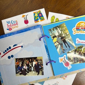 Cruise Gift Set Cruise Boat Card Cruise Scrapbook Album Ship Itinerary ...