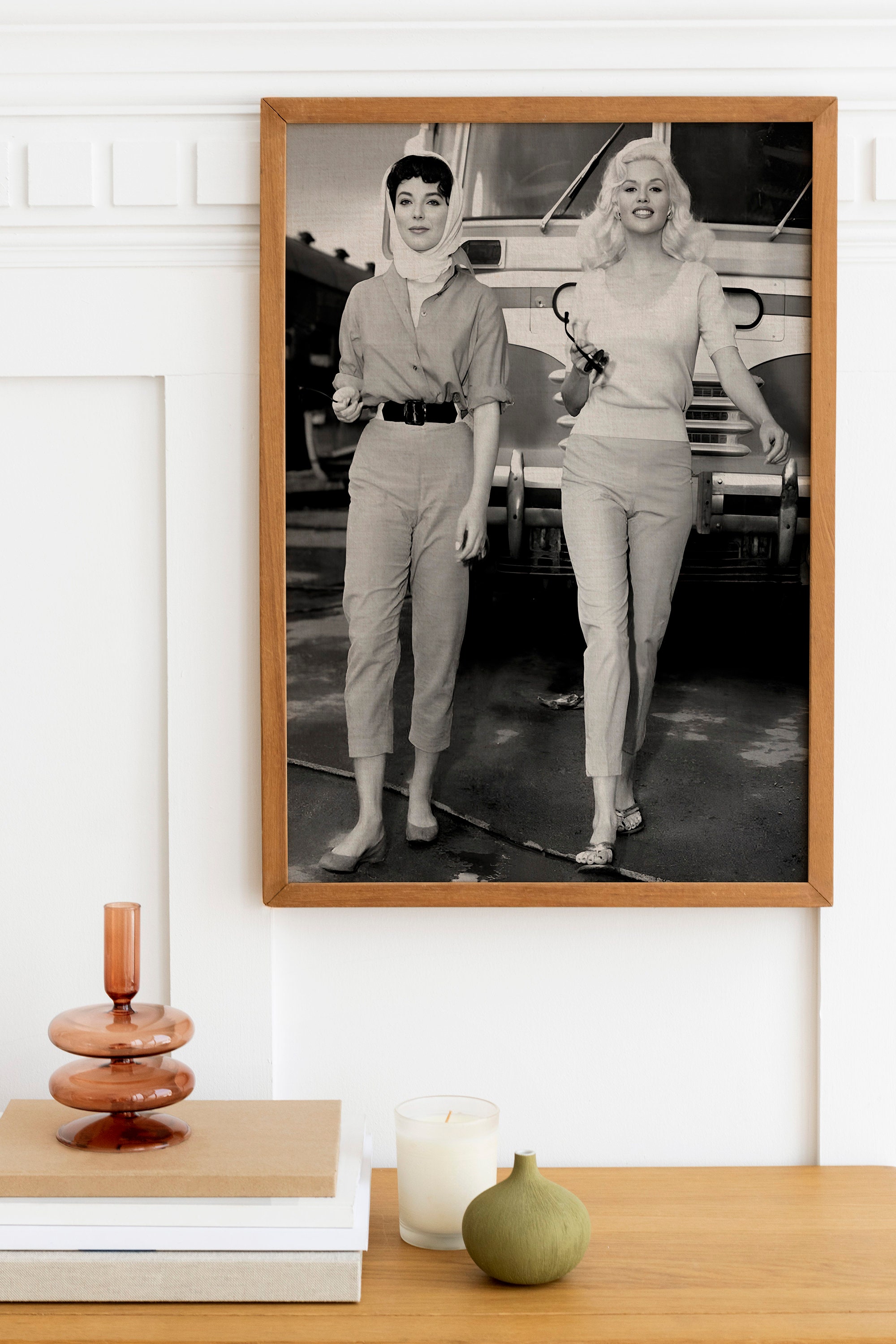 Joan Collins and Jayne Mansfield Canvas Poster - Etsy