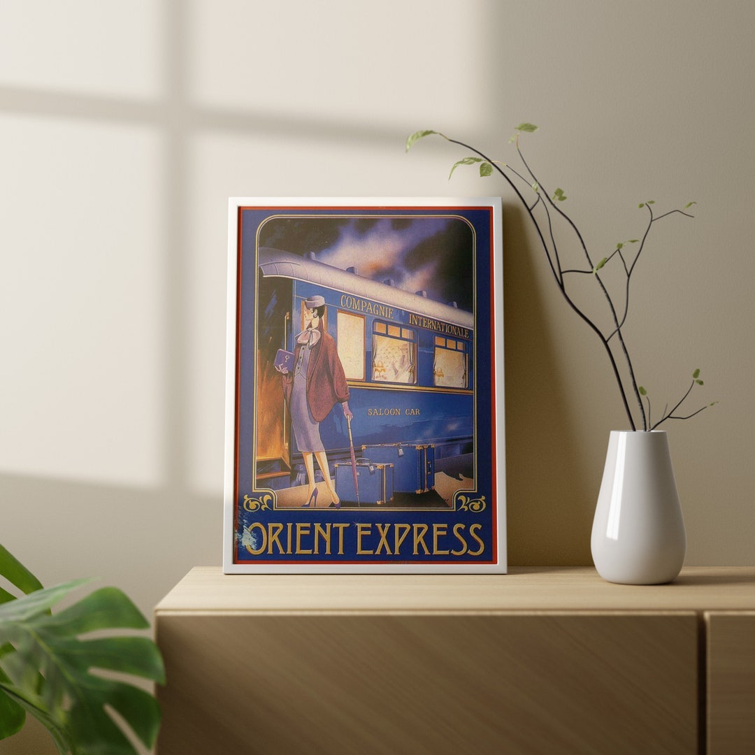 Orient Express Canvas Poster,orient Express Travel Poster,orient ...