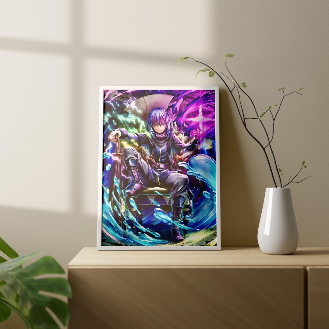 Rimuru Temple Slime Anime Poster Comics Vintage, Japanese Anime Wall ...