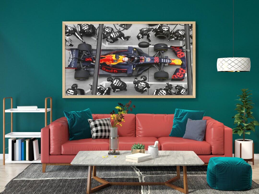 Max Verstappen Pit Stop Canvas Print - Etsy