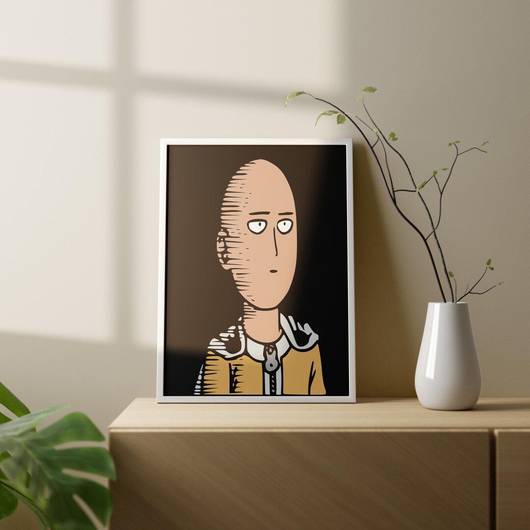 Saitama, One Punch Man Poster Japan Anime Art Best Movie Anime Canvas ...