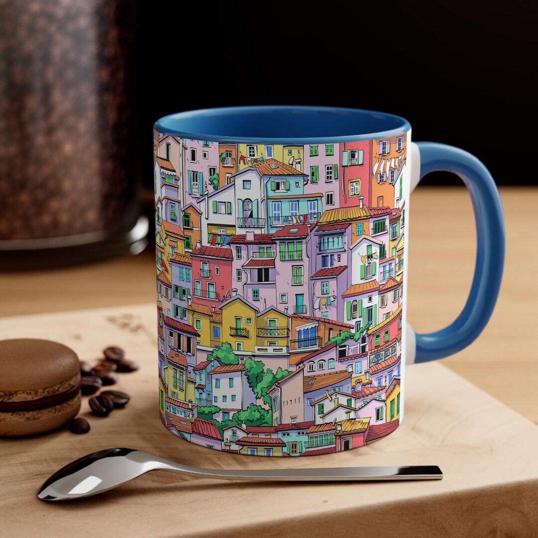 Brazil Cityscape Coffee Mug, Colorful Architecture Ceramic Mug - Etsy