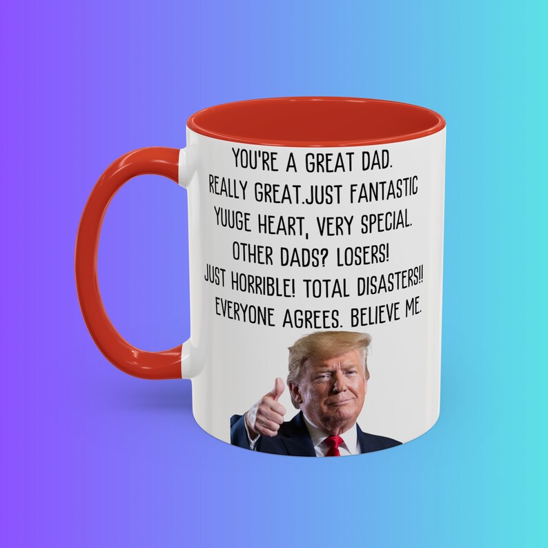 Funny Trump Dad Coffee Mug: Gag Gift for Father's Day - Etsy