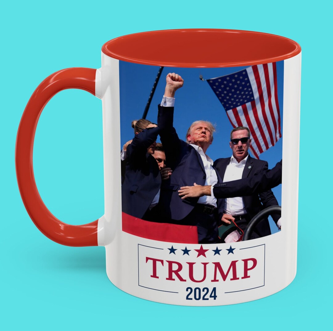 Trump Shooting Mug, Trump Assassination Mug, Gift for Trump Lover ...