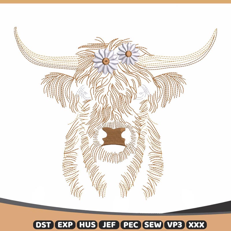 Cow Embroidery - Etsy