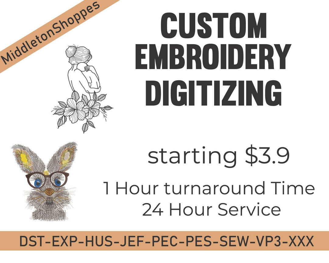 Custom Embroidery Digitizing, Digitizing Service, Image Digitizing ...