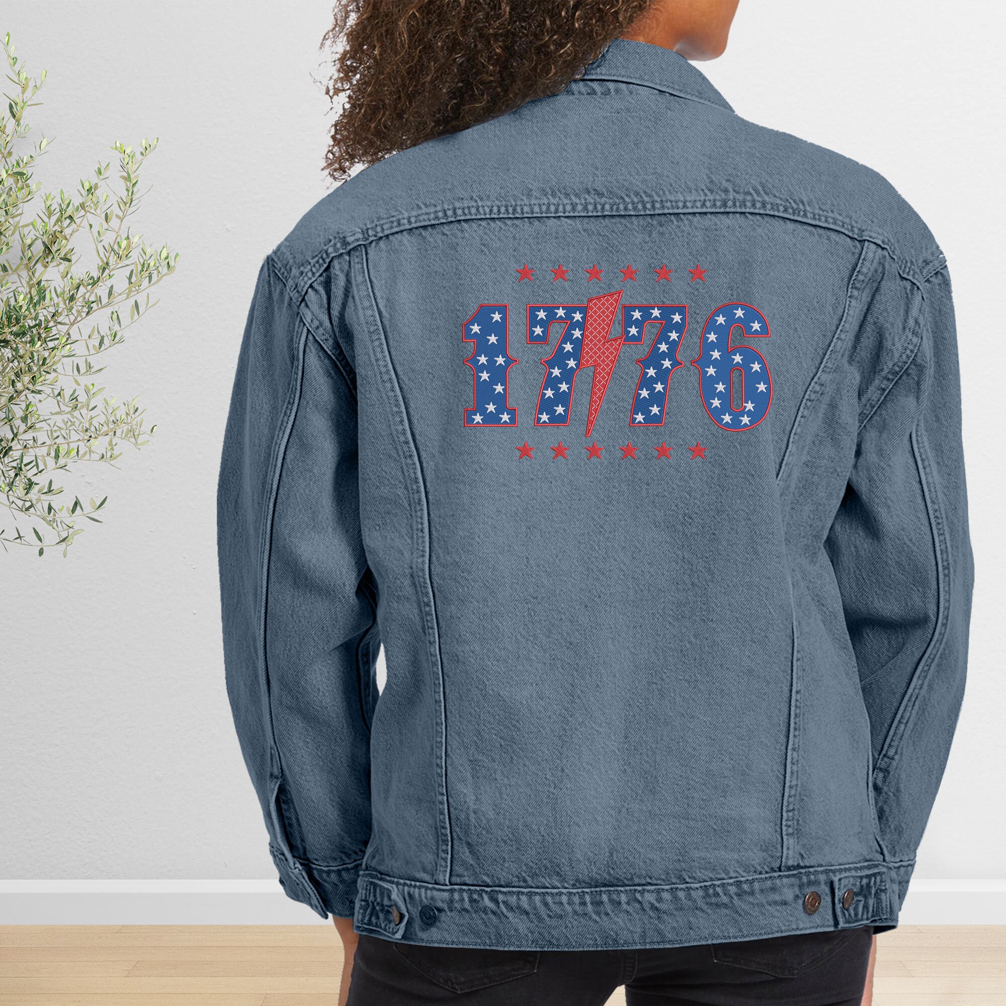 1776 Usa Machine Embroidery Design, 4th of July Independence Day ...