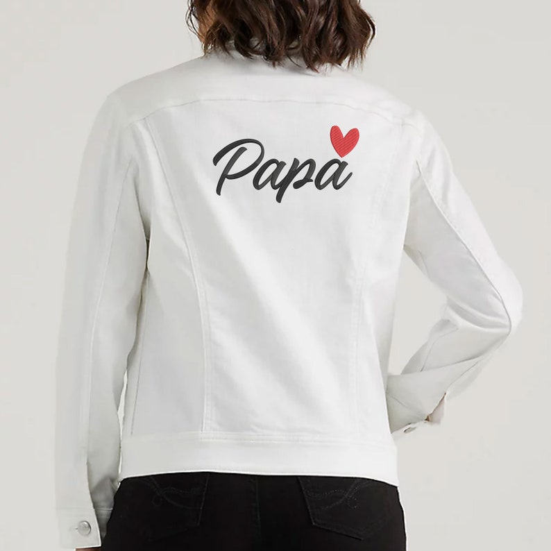Papa Embroidery Design, Father Day Design Heart Papa Machine Embroidery ...