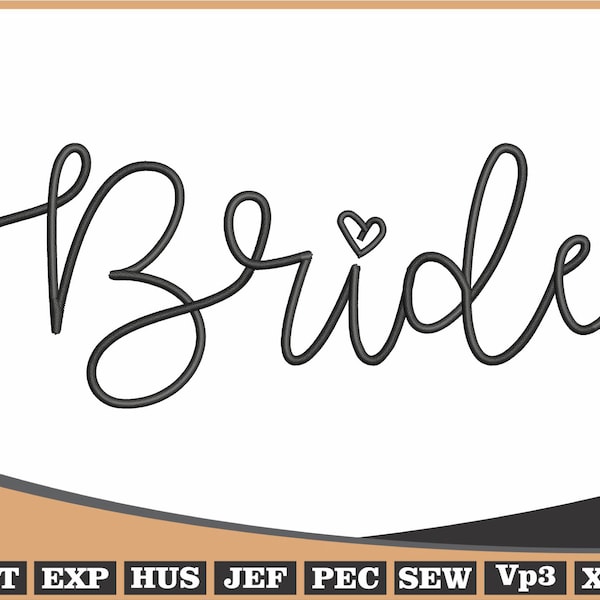 Embroidery Machine Pes Bridesmaid - Etsy