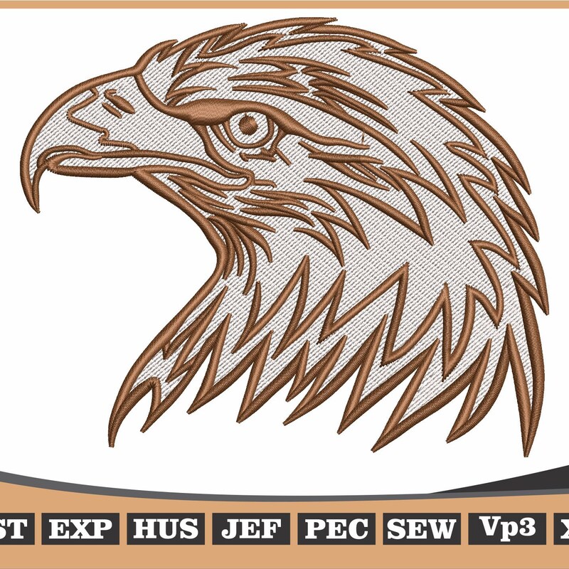 Falcon Embroidery Design - Etsy