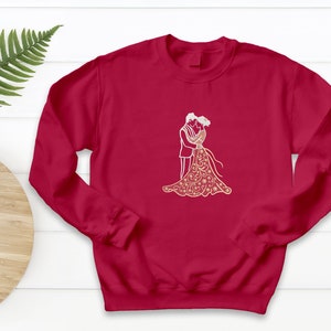 Bride and Groom Wedding Embroidery Design, Machine Embroidery Married ...