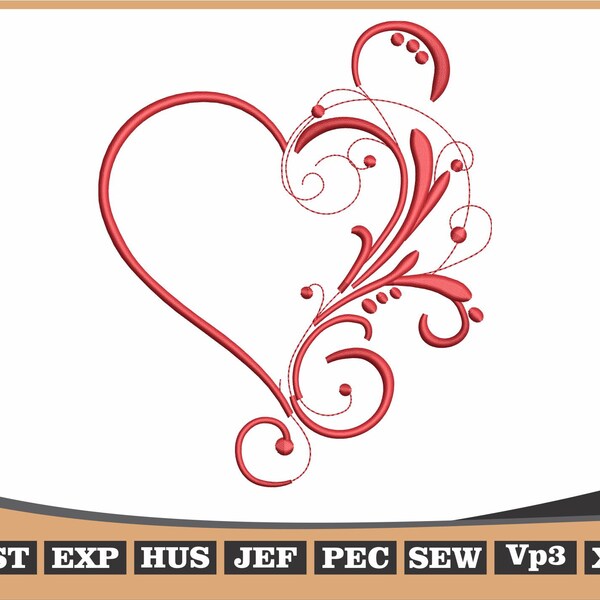 Heart Embroidery - Etsy