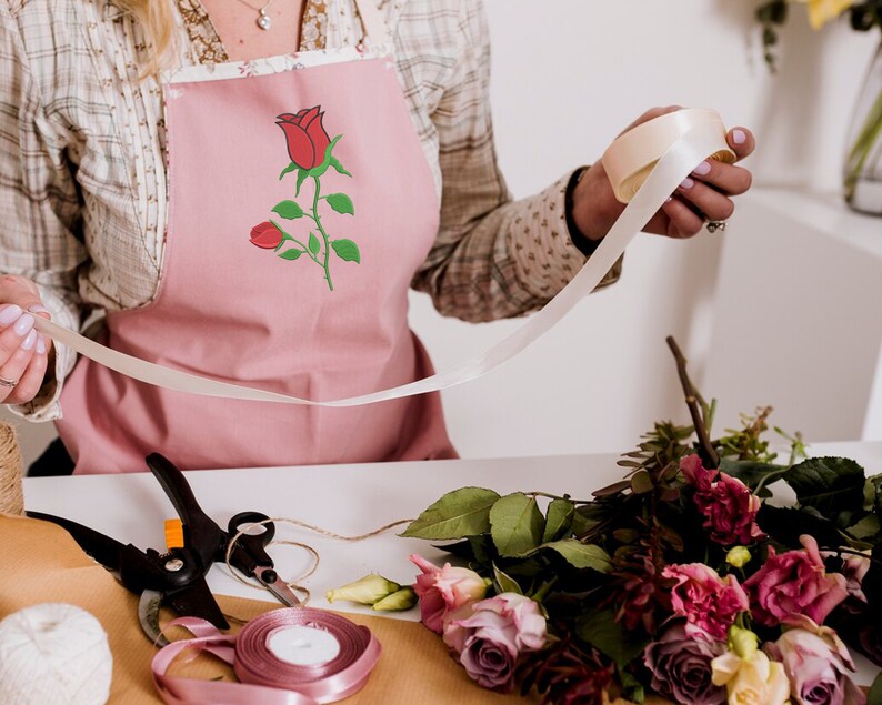 Rose Embroidery Design, Machine Embroidery Mini Rose Flower Applique ...