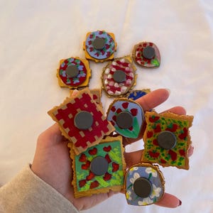 Hand Painted and Crafted Magnets - Etsy