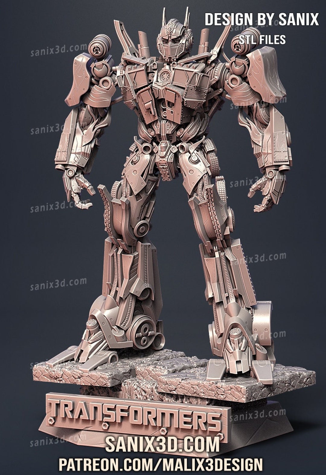 Optimus Prime Transformers Stl File for 3D Printing - Etsy