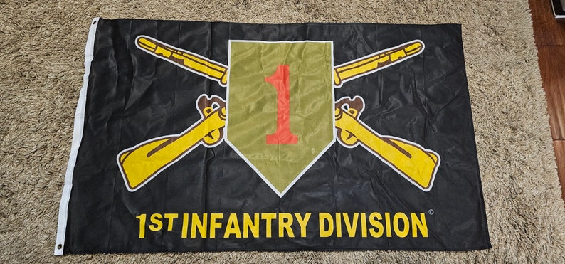 1st Infantry Division Flag, Military, Flags, Banners, Army - Etsy