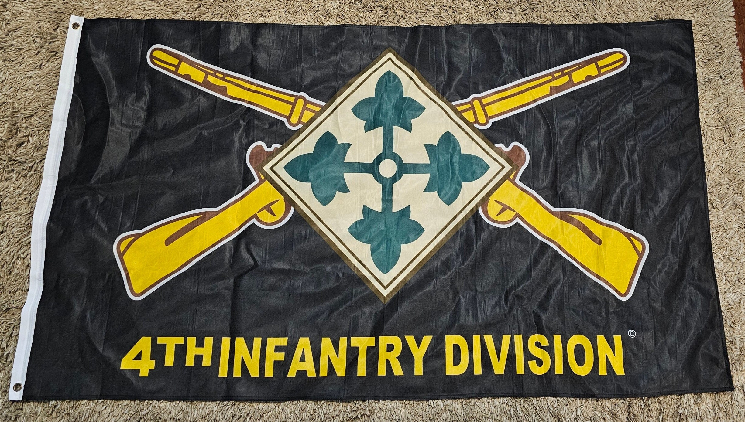 4th Infantry Division Flag, Military, Flags, Banners, Army - Etsy
