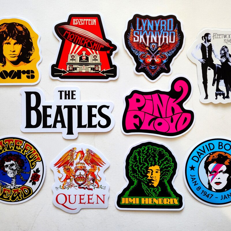 Rock Stickers - Etsy