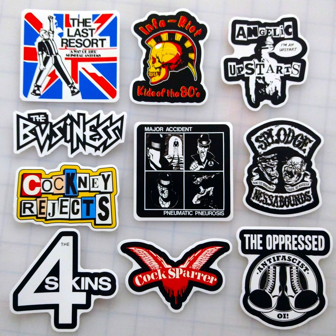 Oi Street Punk Sticker Pack 10 Stickers SET 1 - Etsy