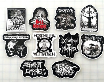 Crust Punk Sticker Pack - Etsy