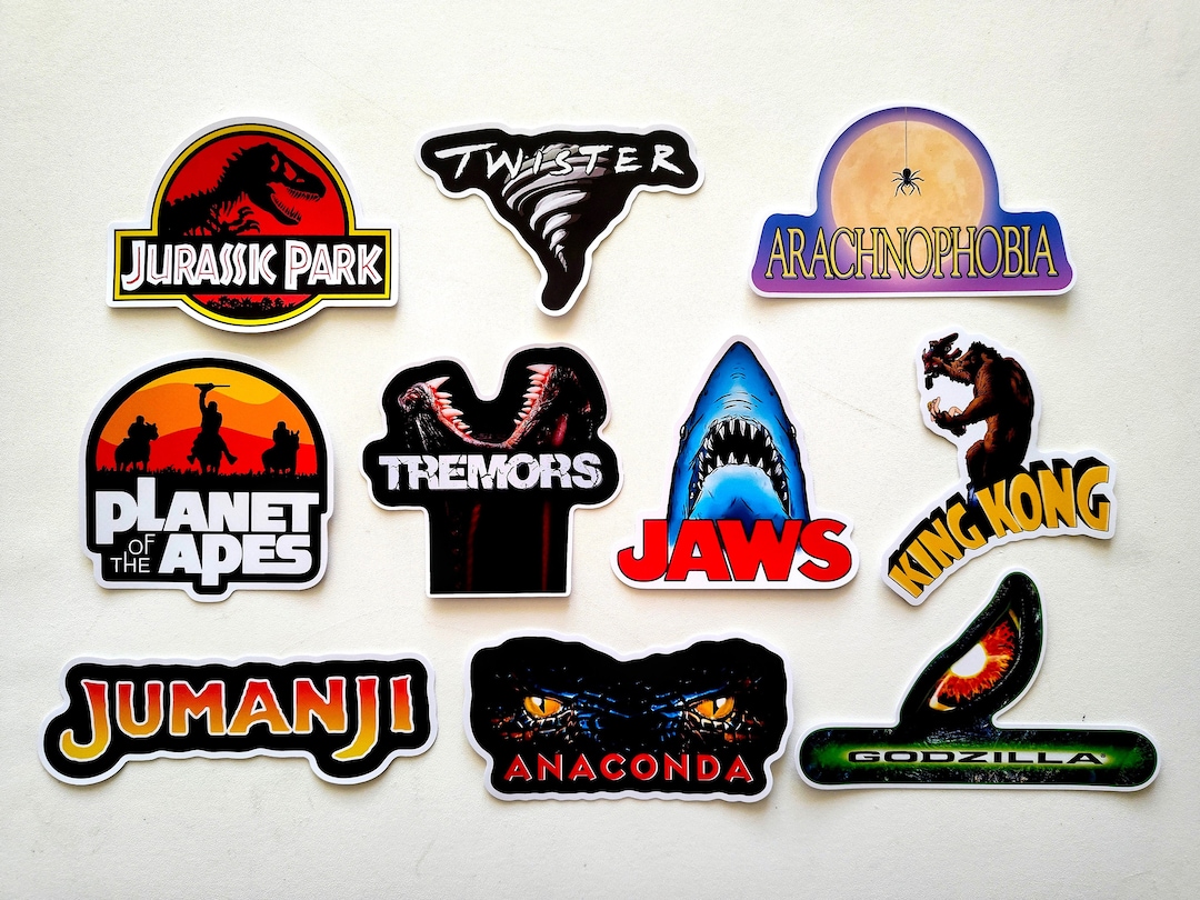 Classic Movie Sticker Pack 10 Stickers Set 6 - Etsy