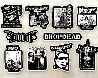 Crust Punk Sticker Pack - Etsy