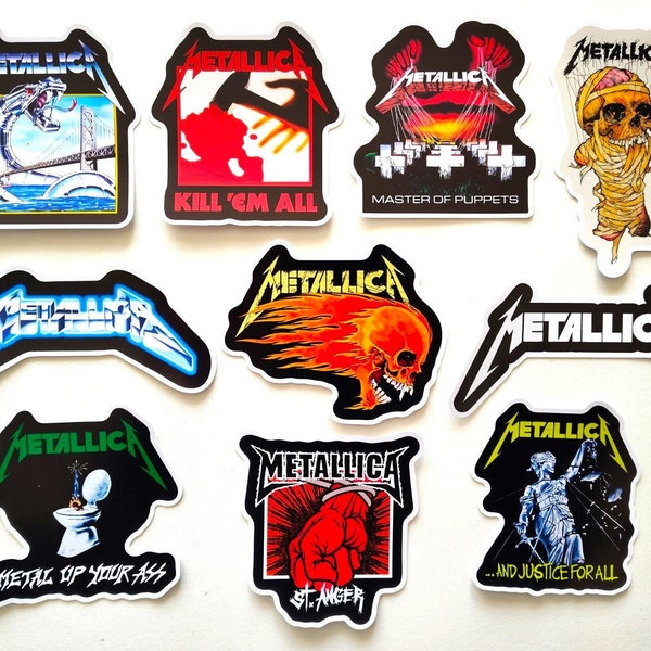 Band Stickers - Etsy