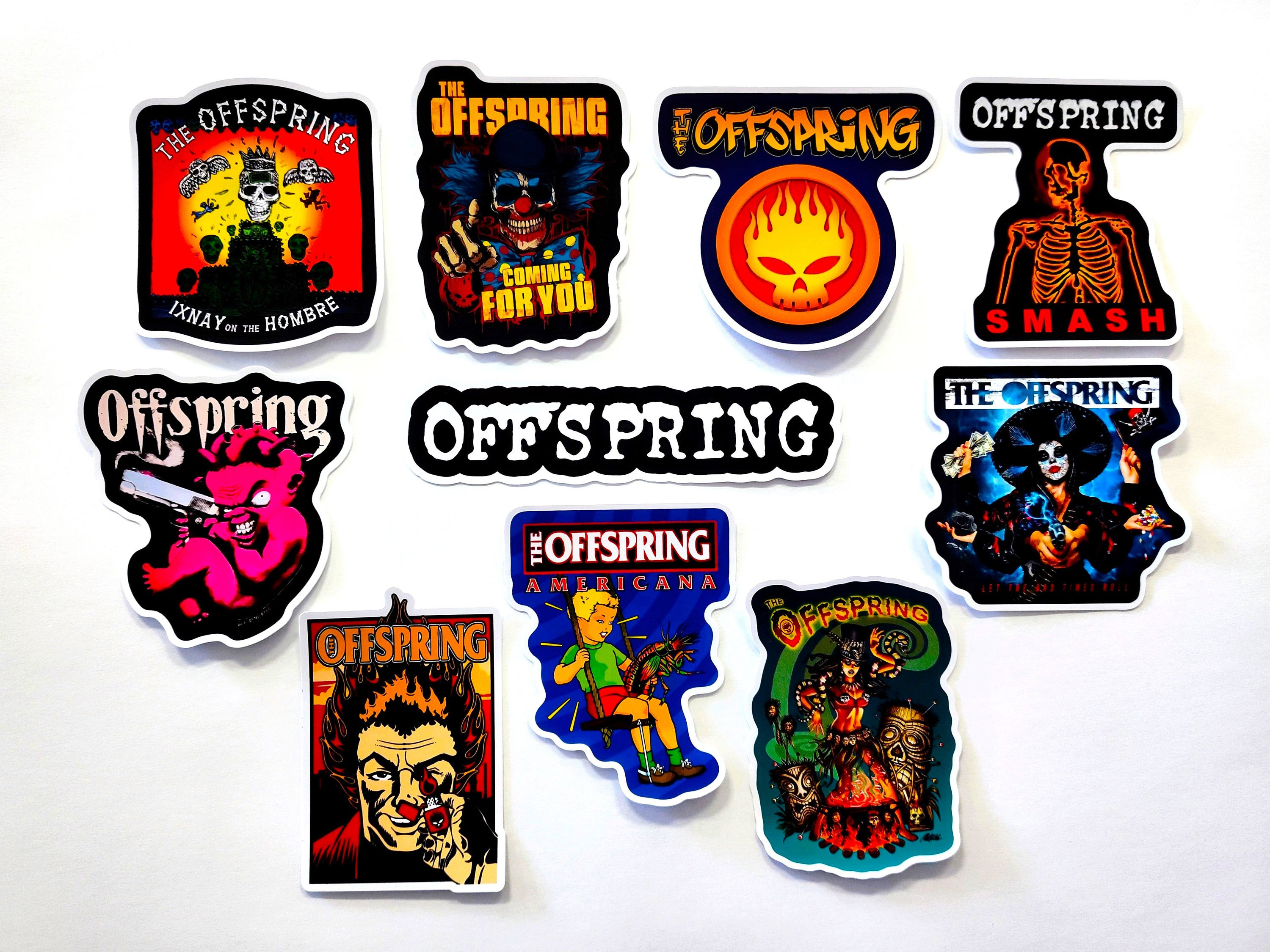 Alternative Punk Rock Band Sticker Pack 10 Stickers Grunge 90's - Etsy